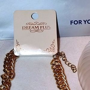 Dream Plus | Jewelry | Golden Necklace By Dream Plus | Poshmark